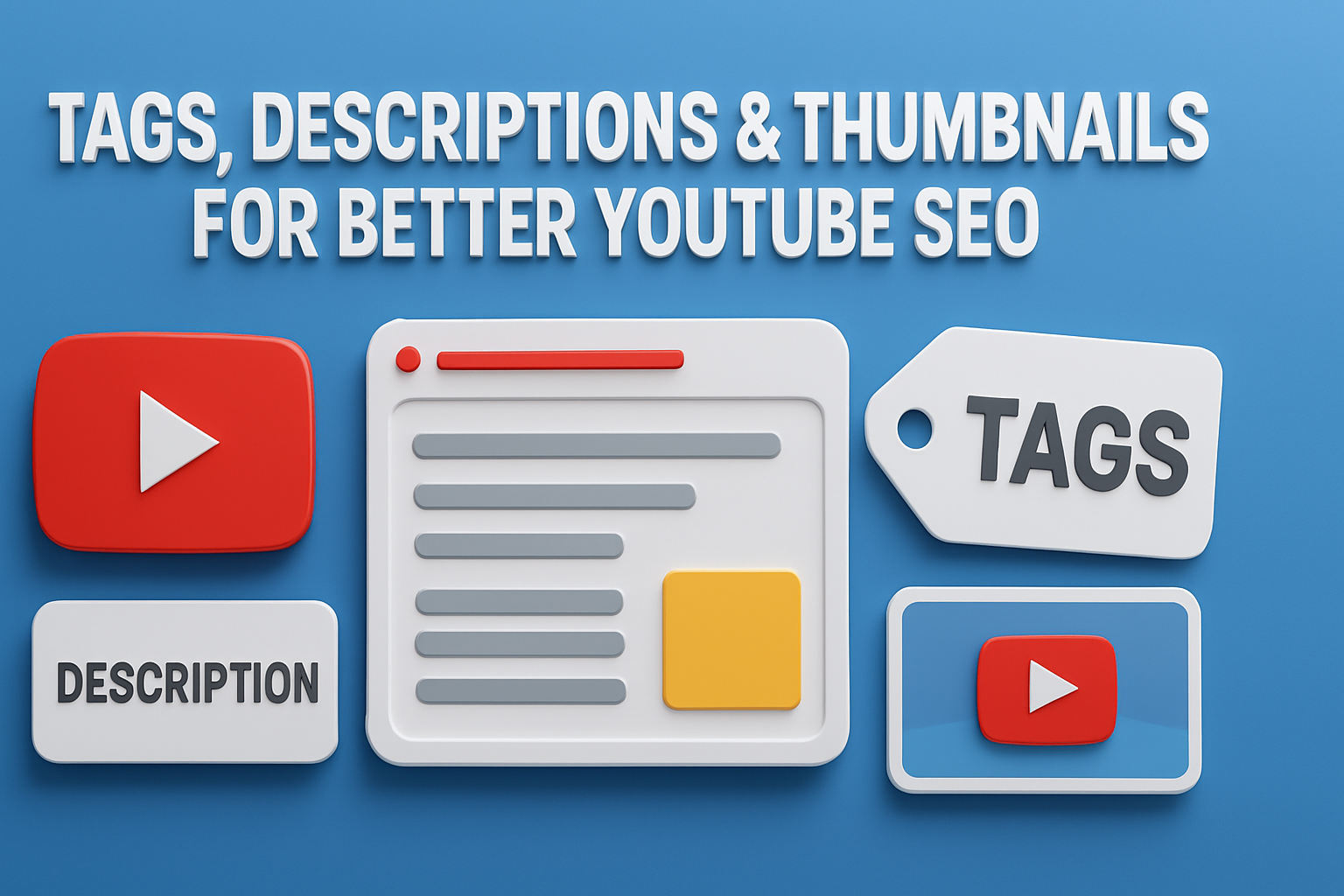 Youtube SEO: Kickstart Tags, Descriptions & Thumbnails
